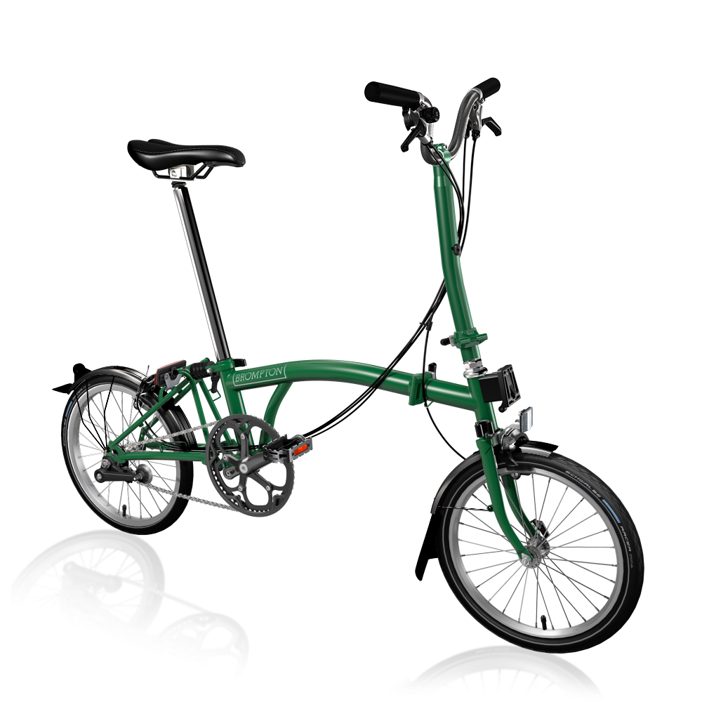 C LINE H6L RACING GREEN - Folding Bikes House
